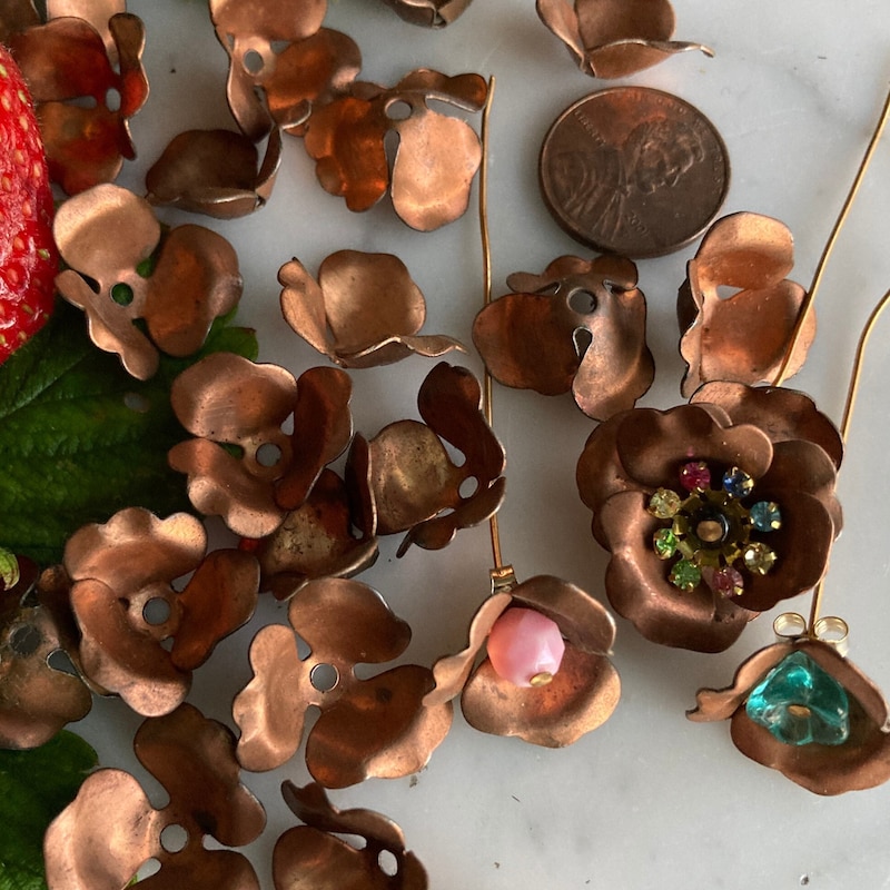 Metal Flowers - Etsy
