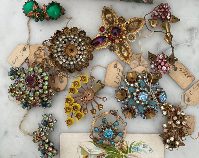 Vintage 1940's Settings, Famous Jewelers Samples - Etsy