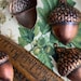 4 Acorns With Hoops, 30mm-1 1/4 Inch, Antique Brass - Etsy