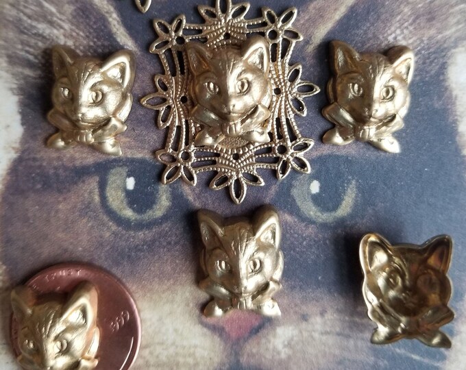 Vintage Cat Head Stamping Available With Versatile Platform Setting ...