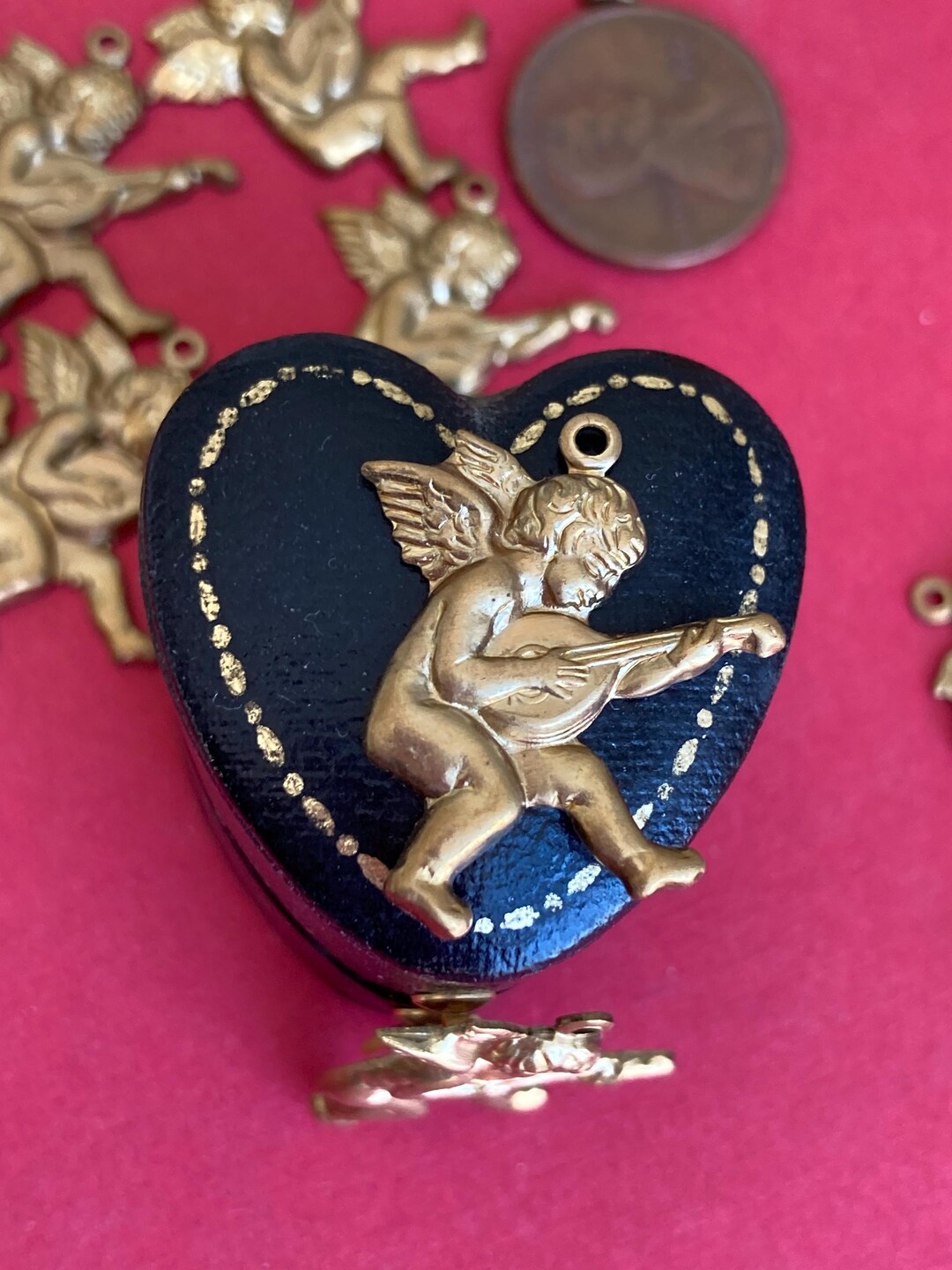 6 Victorian Cupid Angels, 25mm-1 Inch With a Rock and Roll Vibe - Etsy ...