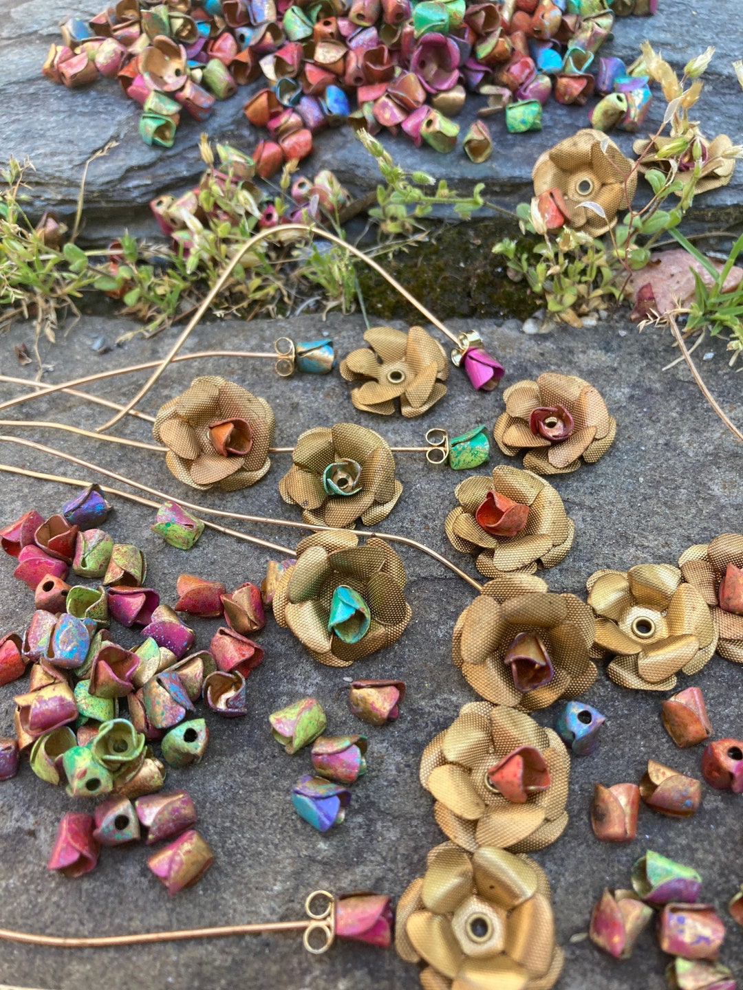 DIY Vintage Flower Building Kit , 1950's Mix and Match - Etsy