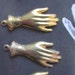 6 Victorian Style Metal Hands - Etsy