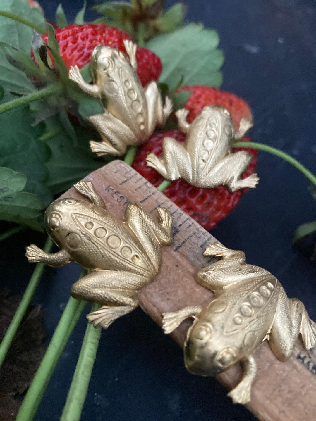 6 Handsome Frog Findings, Go Ahead, Kiss Him - Etsy