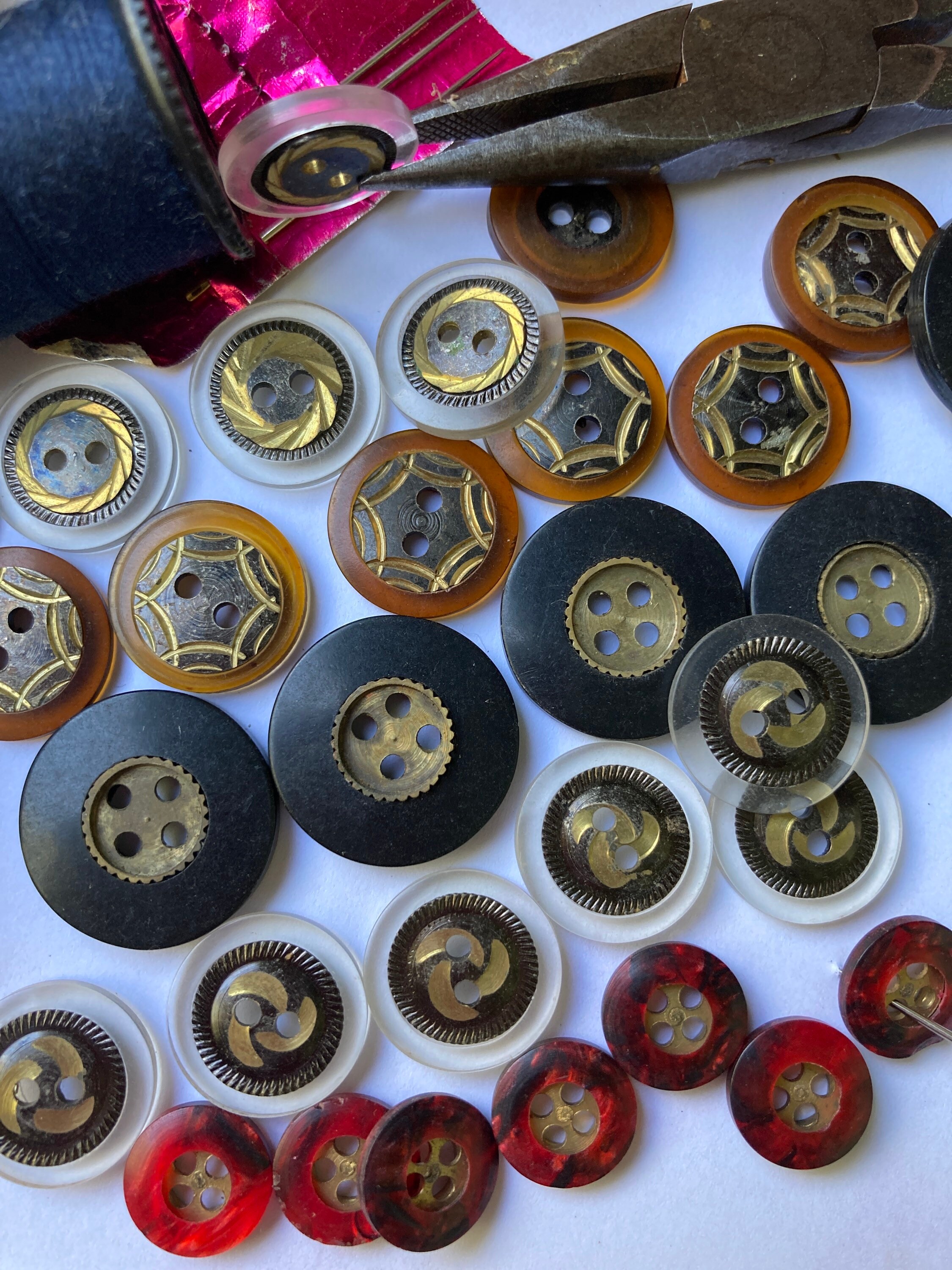 50!!!!! Incredable Art Deco German Buttons - Etsy
