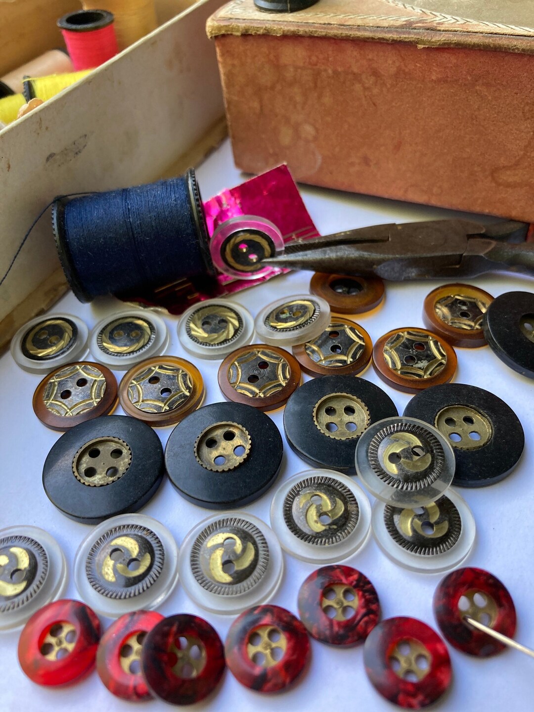 50!!!!! Incredable Art Deco German Buttons - Etsy