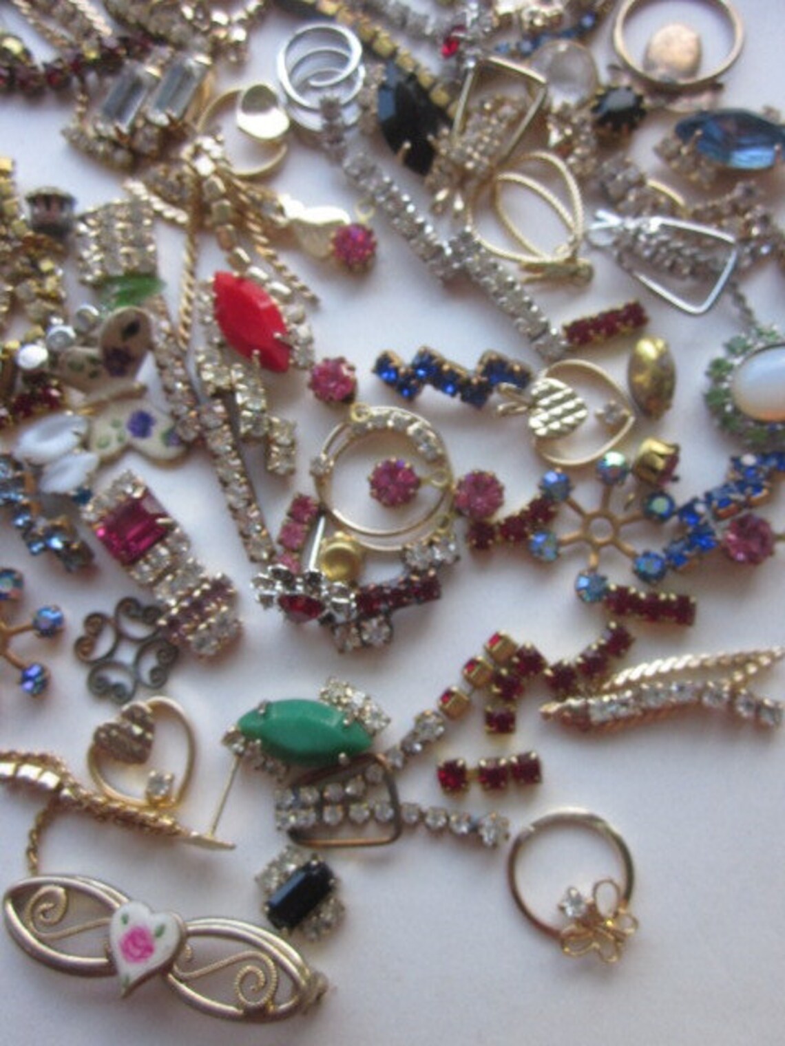 A Dozen Bejeweled Vintage Jewels - Etsy
