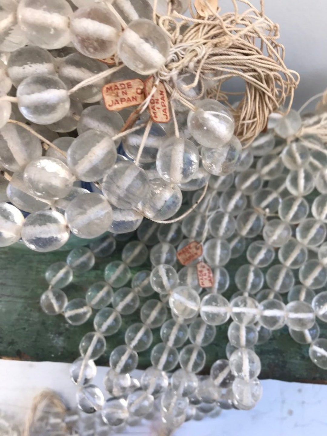 25 Vintage Japanese Handmade Dimple Beads - Etsy