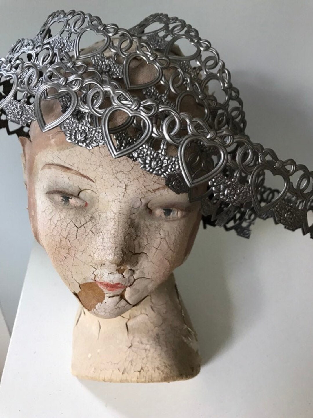 Vintage Heart and Bow Steel Gallery Banding, 12 or 24 Inches - Etsy