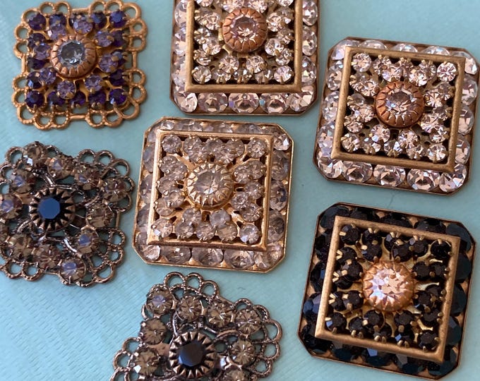 1 Vintage Swarovski RARE Square Crystals, Collectable - Etsy