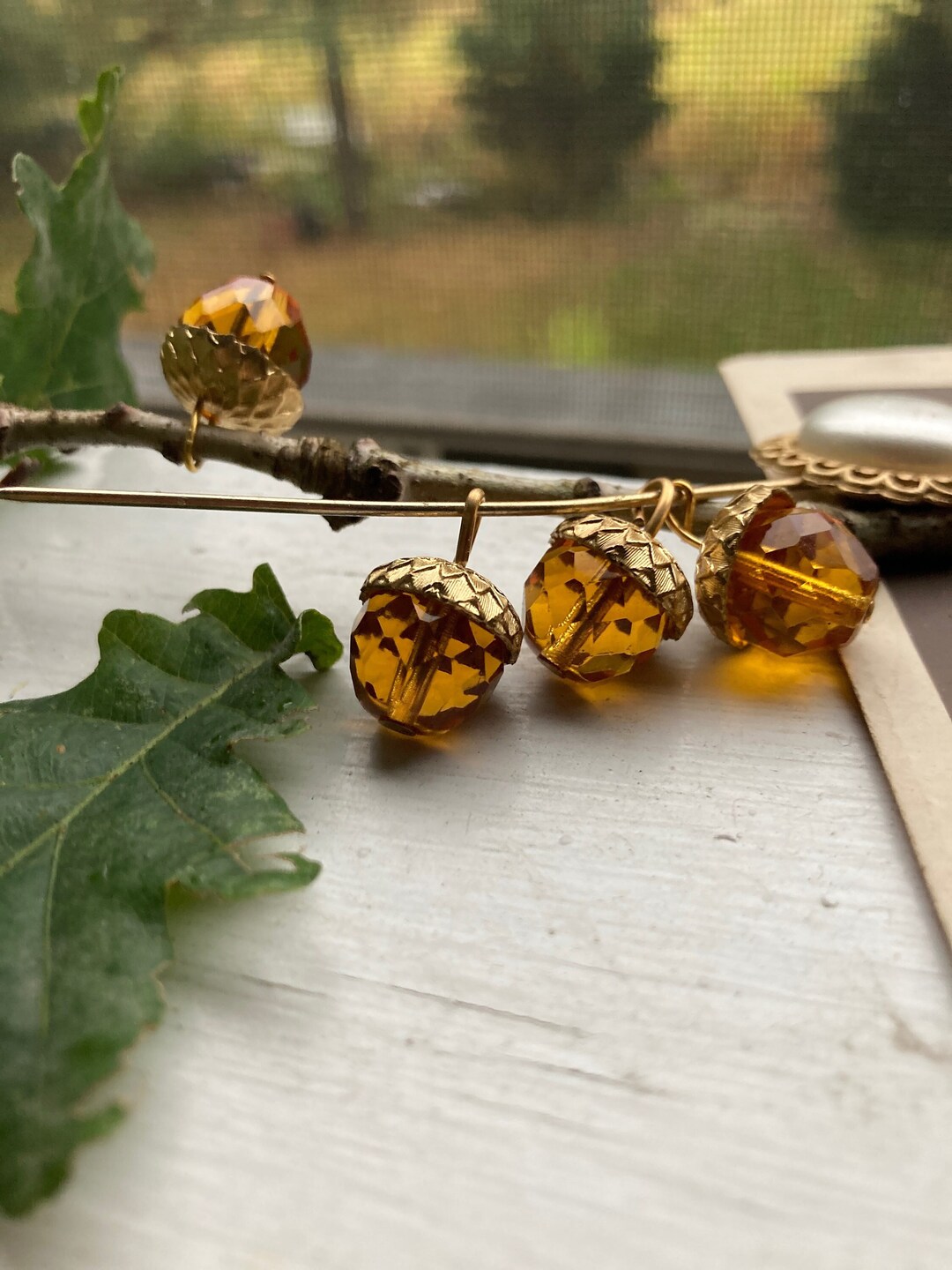 For Fall, Acorns! 2 Acorns or 3 DIY Kit - Etsy