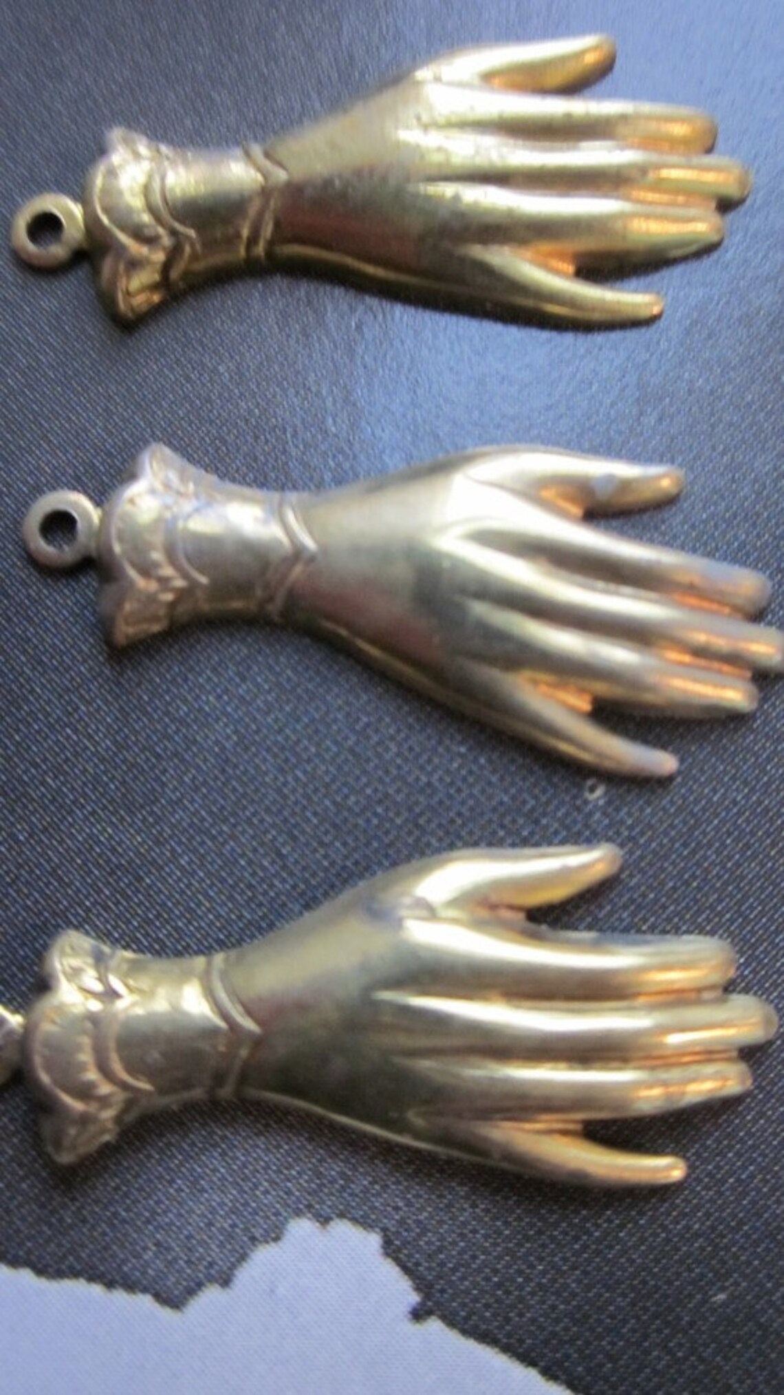 6 Vintage Brass Victorian Style Hands - Etsy