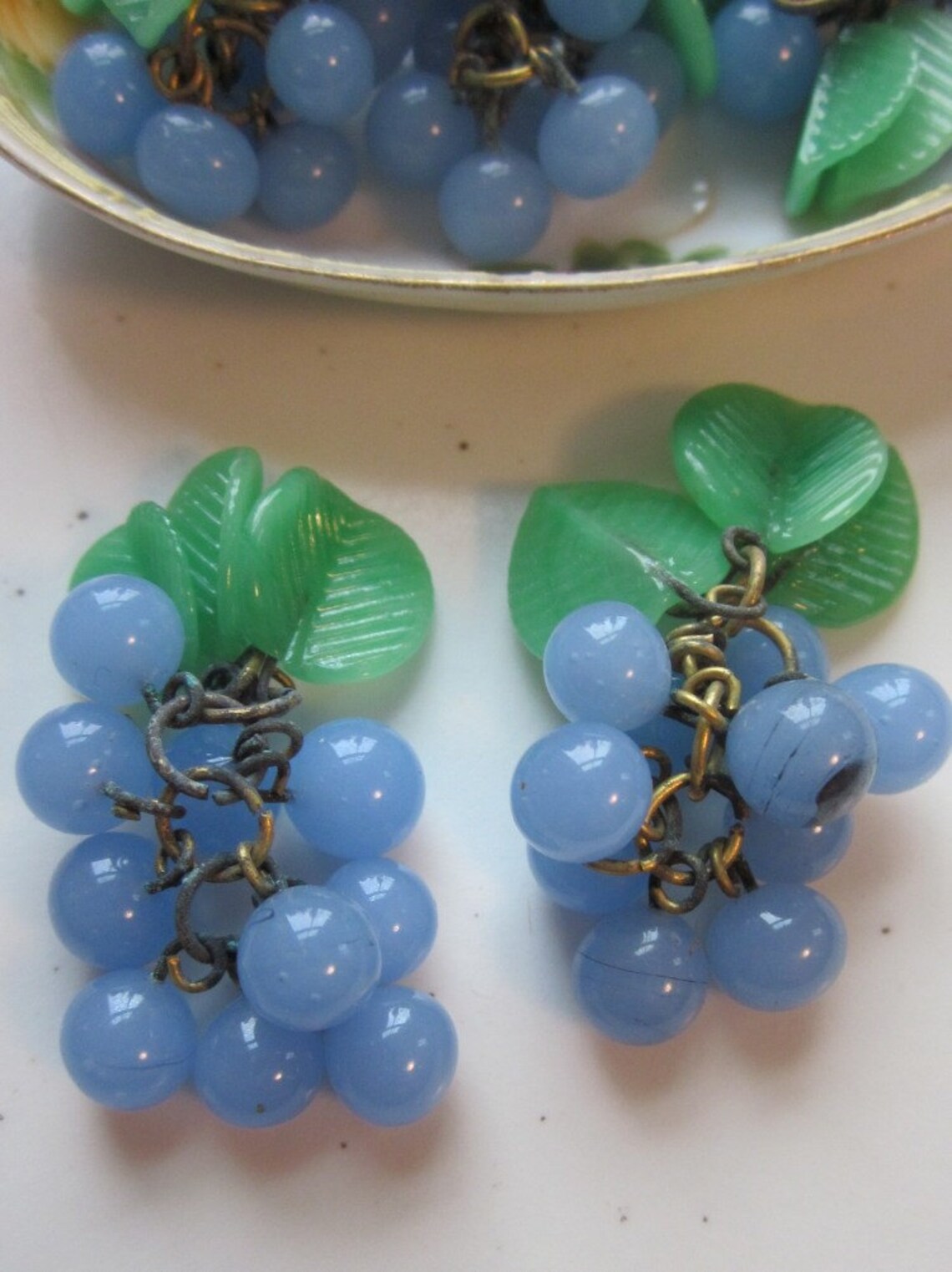 Vintage Glass Grape Clusters Karman Miranda - Etsy