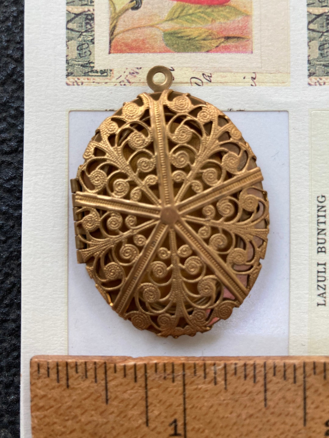 Vintage Brass Large Rare Lockets, Shabby Chic, 1 per Order - Etsy