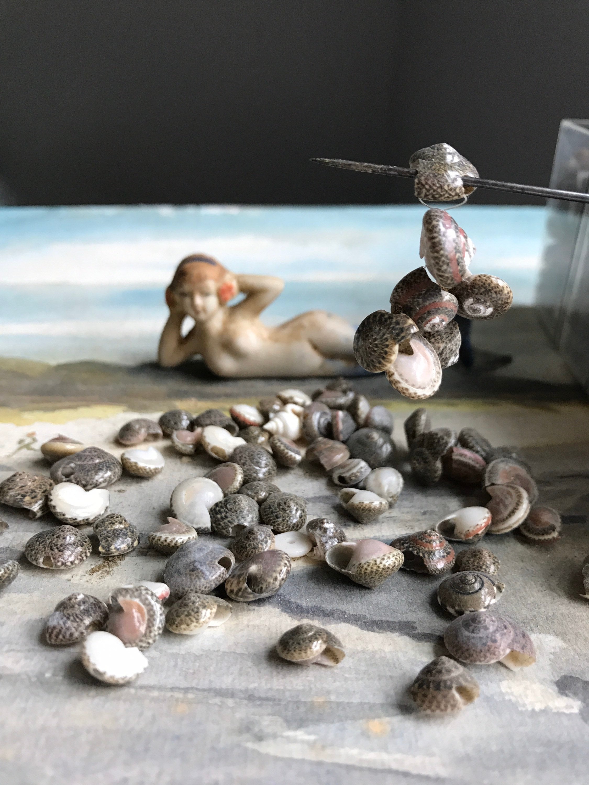 50 Small Shells With Holes For Stringing | Etsy