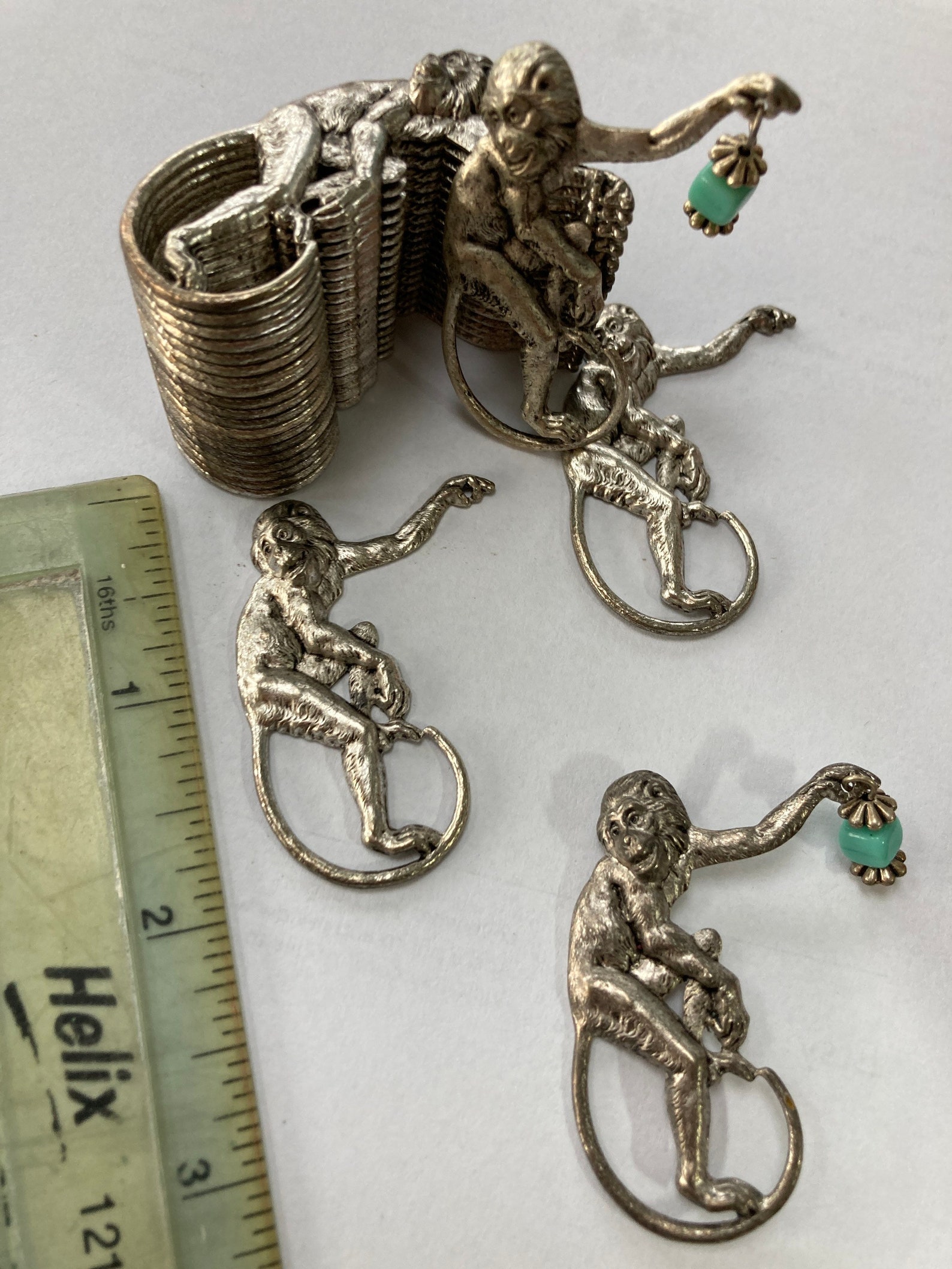 4 Vintage Brass Monkeys 3 Ways to Monkey Around - Etsy