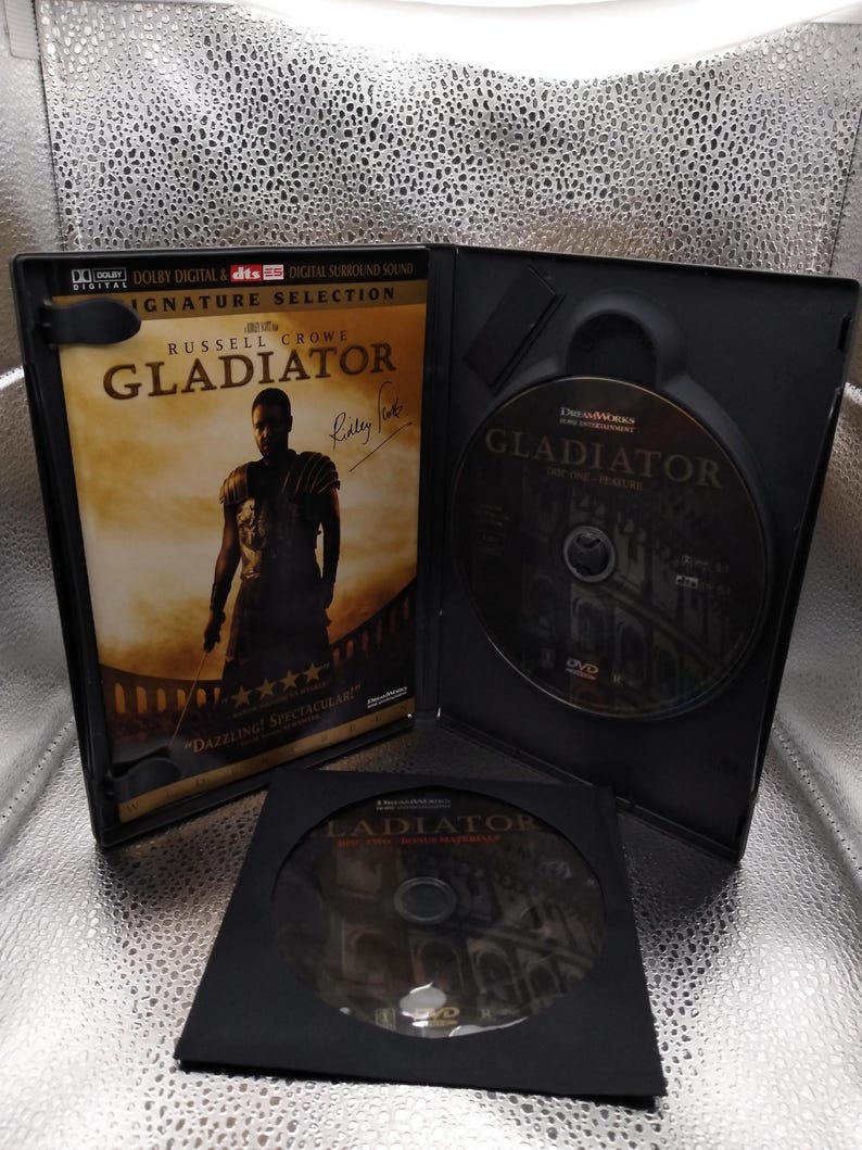 Vintage Gladiator DVD, 2000, Signature Selection, Two Discs - Etsy