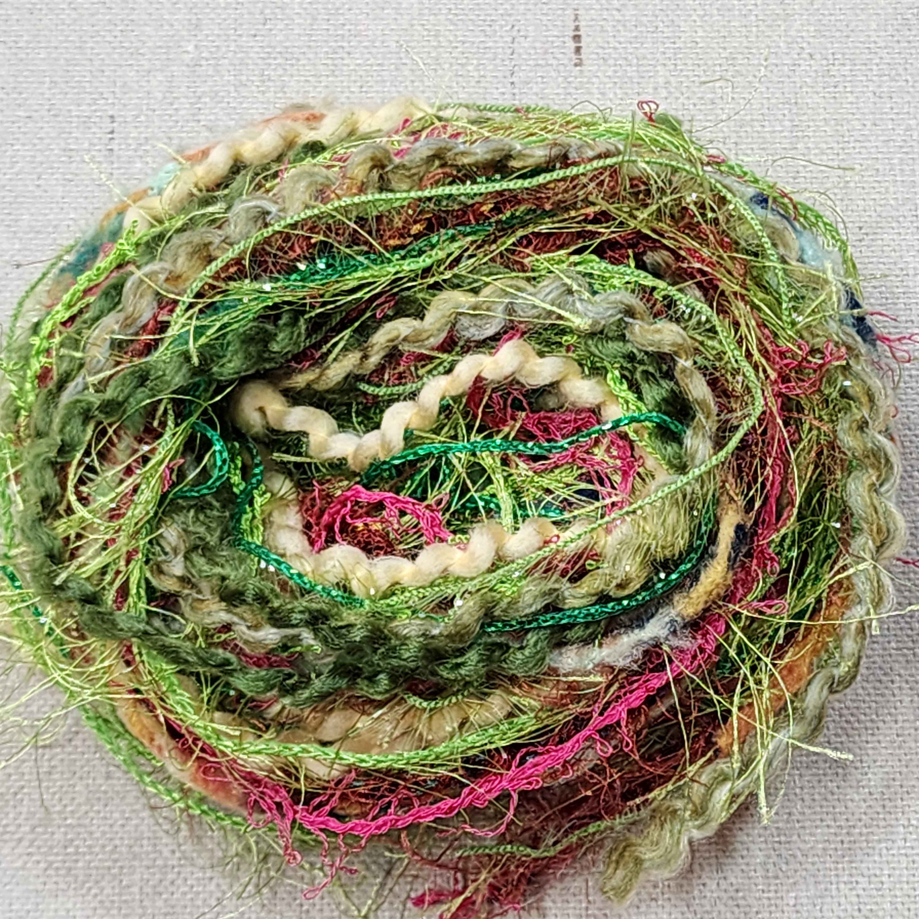 ART YARN BUNDLE Cactus Patch 20 Yds 10x2 Mixed Yarns and Fibers for ...