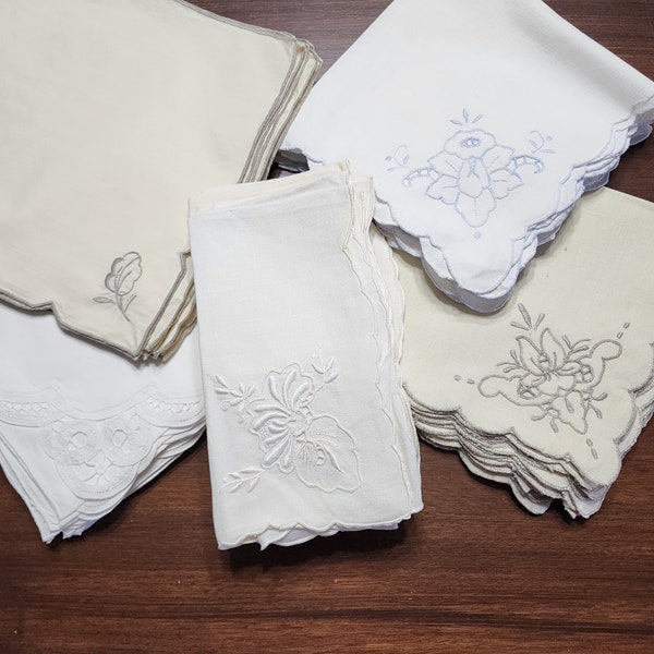 Cutwork Napkins - Etsy