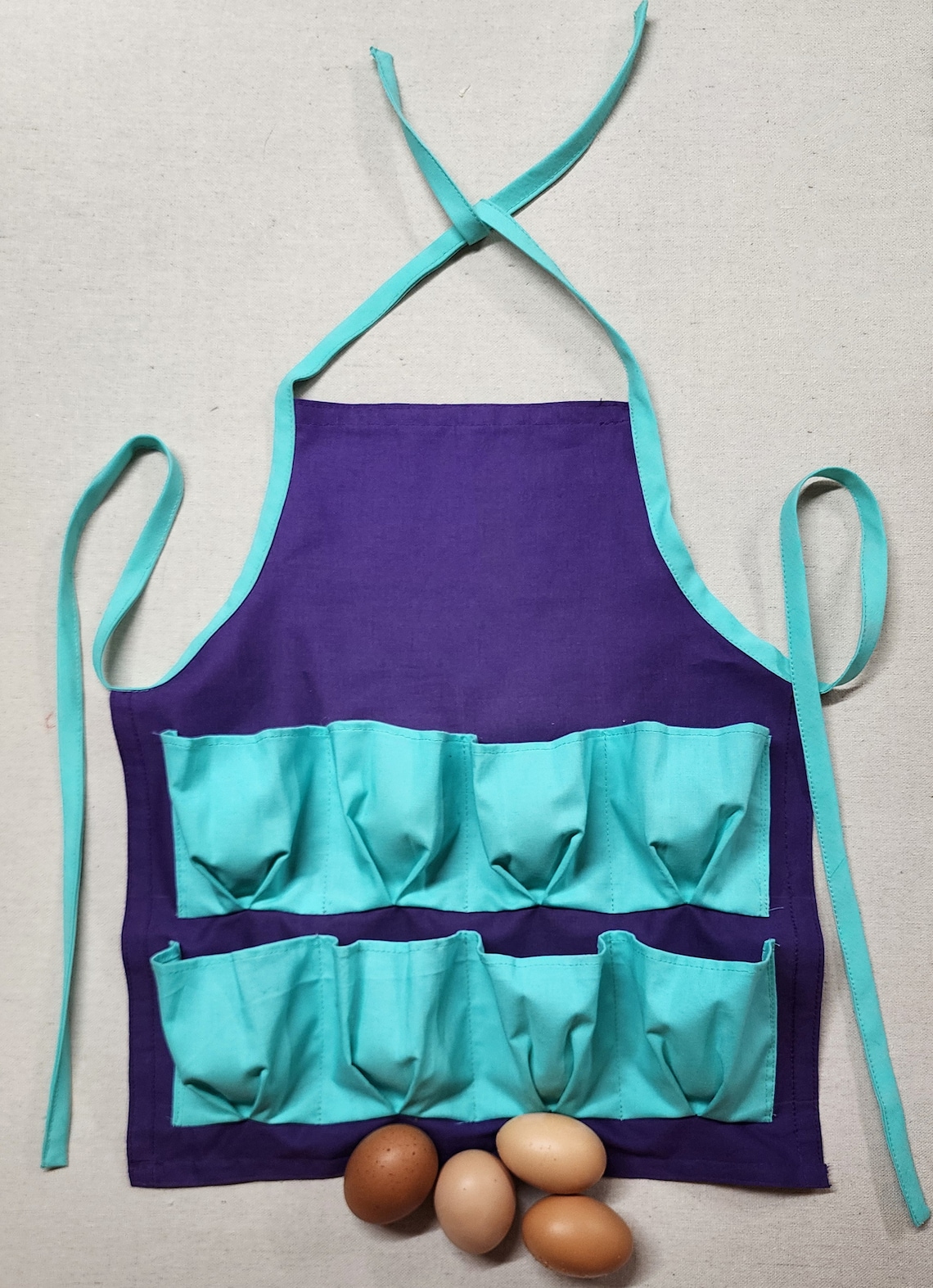 PDF SEWING PATTERN Child's Egg Gathering Apron, See 2nd Photo, Easy to ...