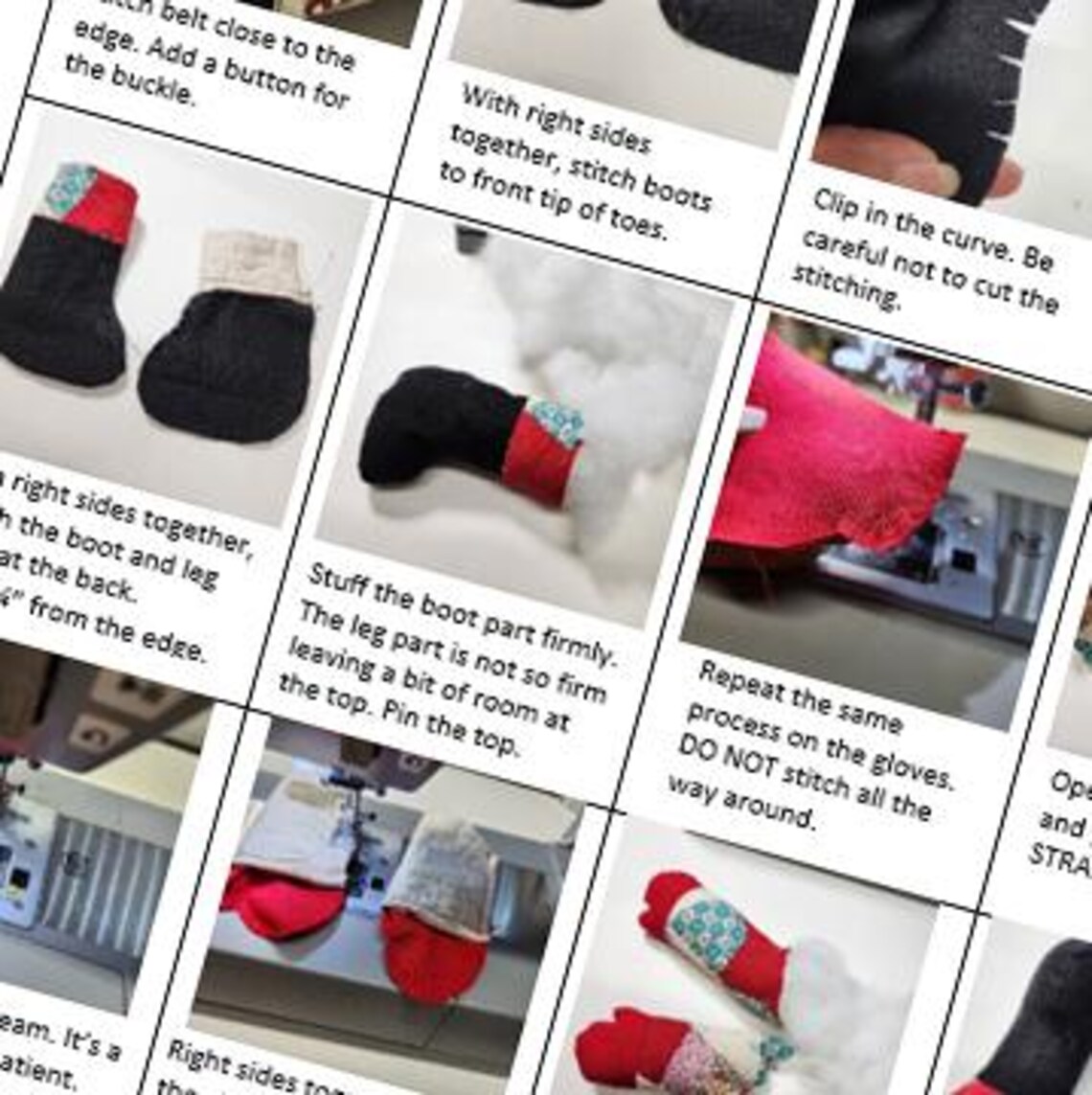Quilt Santa Sewing Pattern: Easy Shelf Sitter (PDF Download) - Etsy
