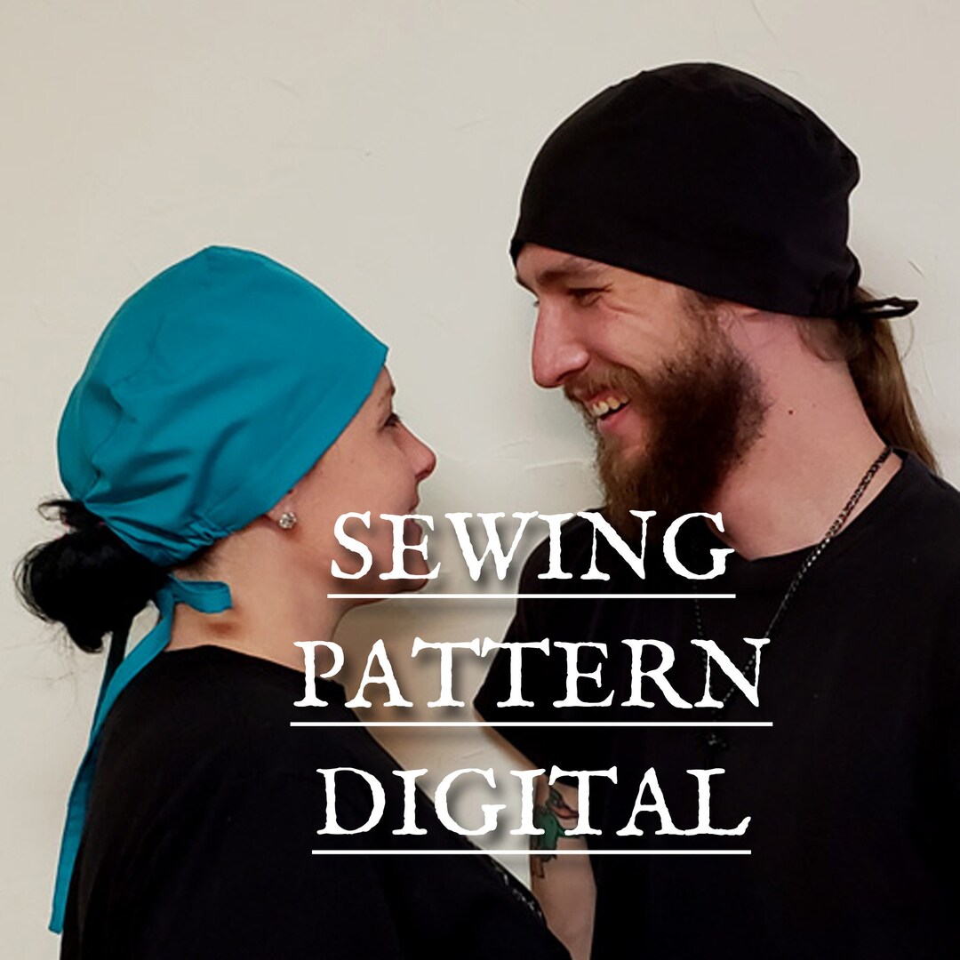 Scrub Cap Sewing Pattern: Unisex Design (PDF With Instructions) - Etsy