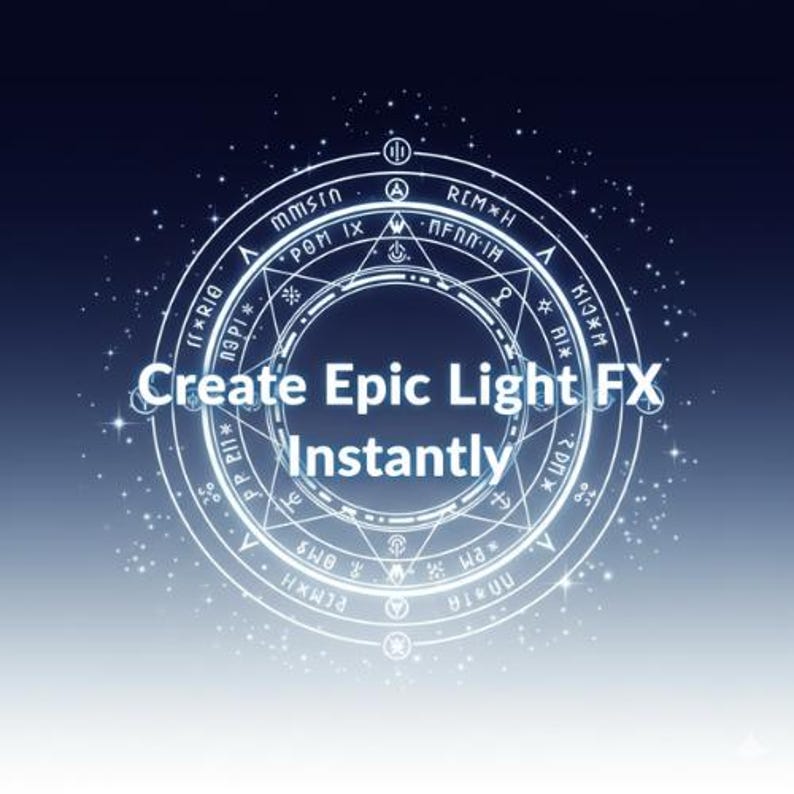 105 Magic Pro Manga Brushes for Procreate | Glow, Neon Light FX Brush ...