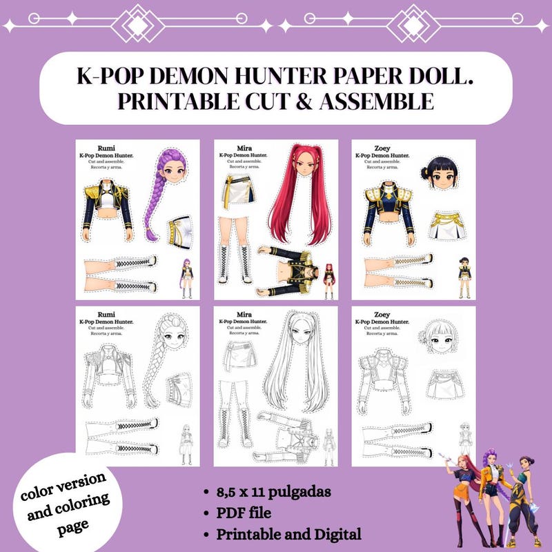 Huntrix Dolls Set - Etsy