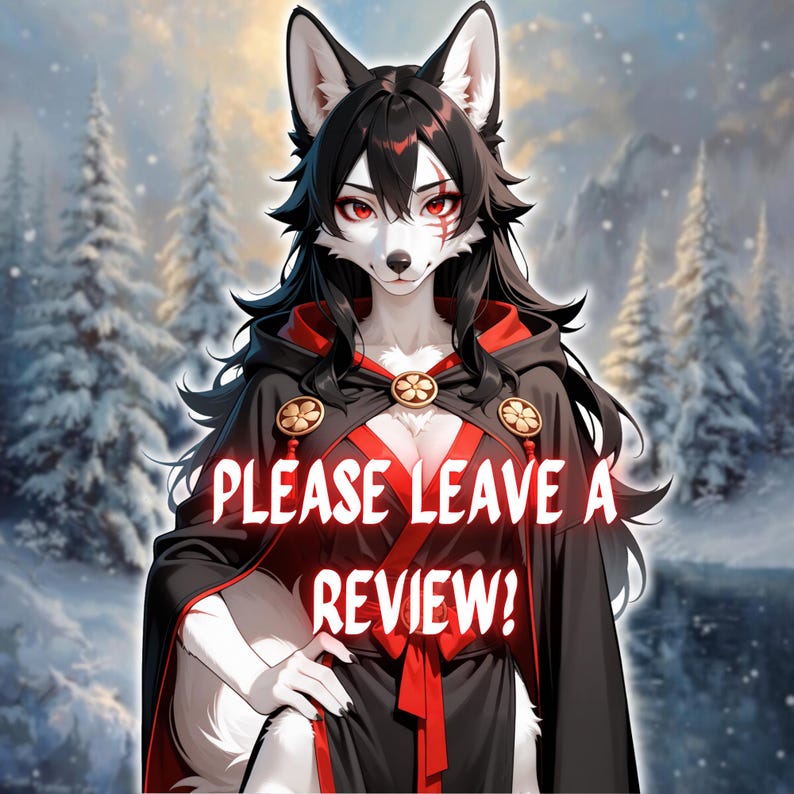 Deathwolf, Furry Girl Pngtuber Model: 1 Expression, Ready to Stream ...