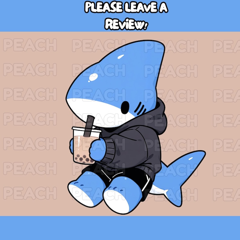 Chibi Shark Pngtuber – Vtuber Avatar (digital Download for Obs ...