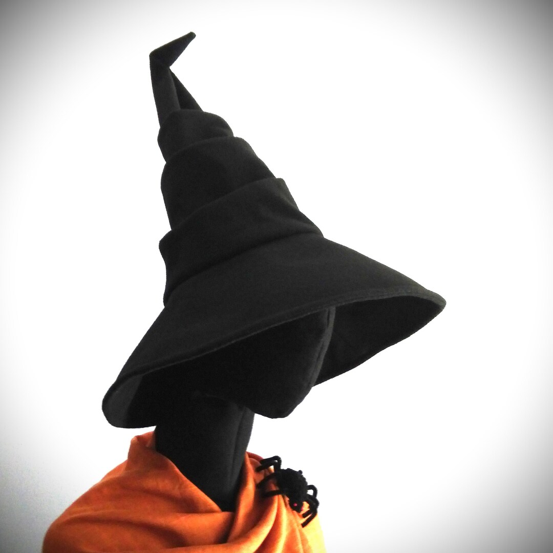 Handmade Witch Hat, Wide Brim Felt Wizard Costume, Cosplay - Etsy