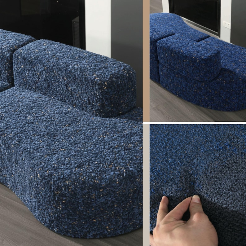 Elegant Curved Modular Sofa for Spacious Living Rooms and Modern Homes ...