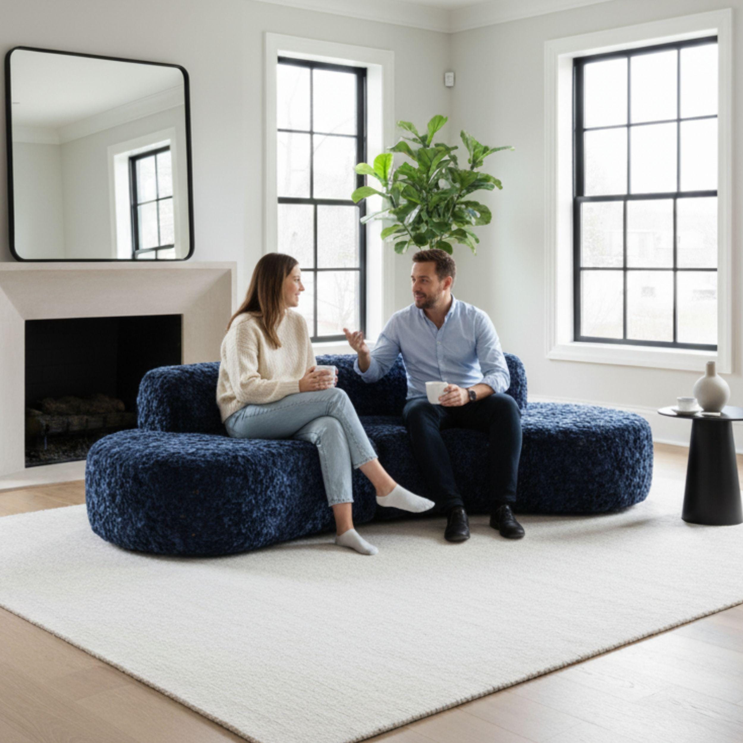Elegant Curved Modular Sofa for Spacious Living Rooms and Modern Homes ...