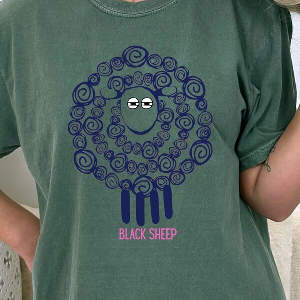 Black Sheep Tshirt - Etsy