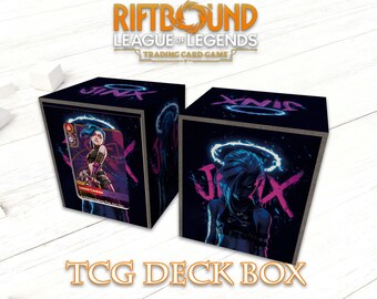 New Riftbound Deck Box – Jinx League of Legend - Etsy