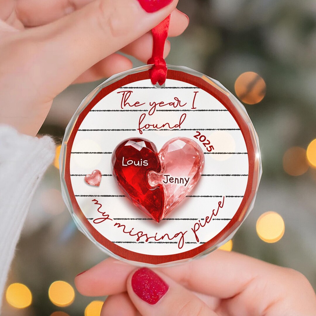 Personalised Couple Anniversary Bauble – the Year I Found My Missing ...
