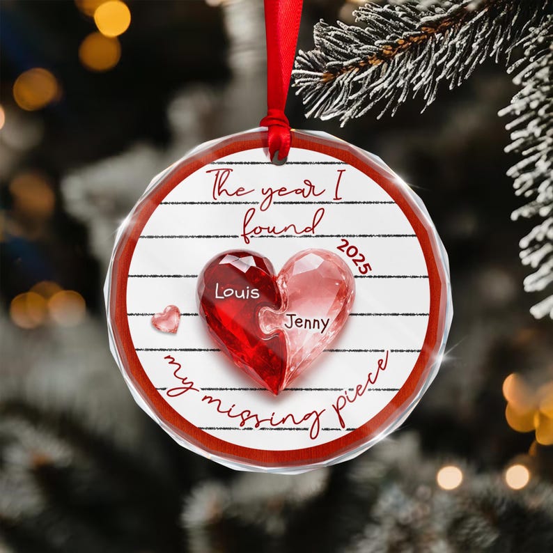 Personalised Couple Anniversary Bauble – the Year I Found My Missing ...