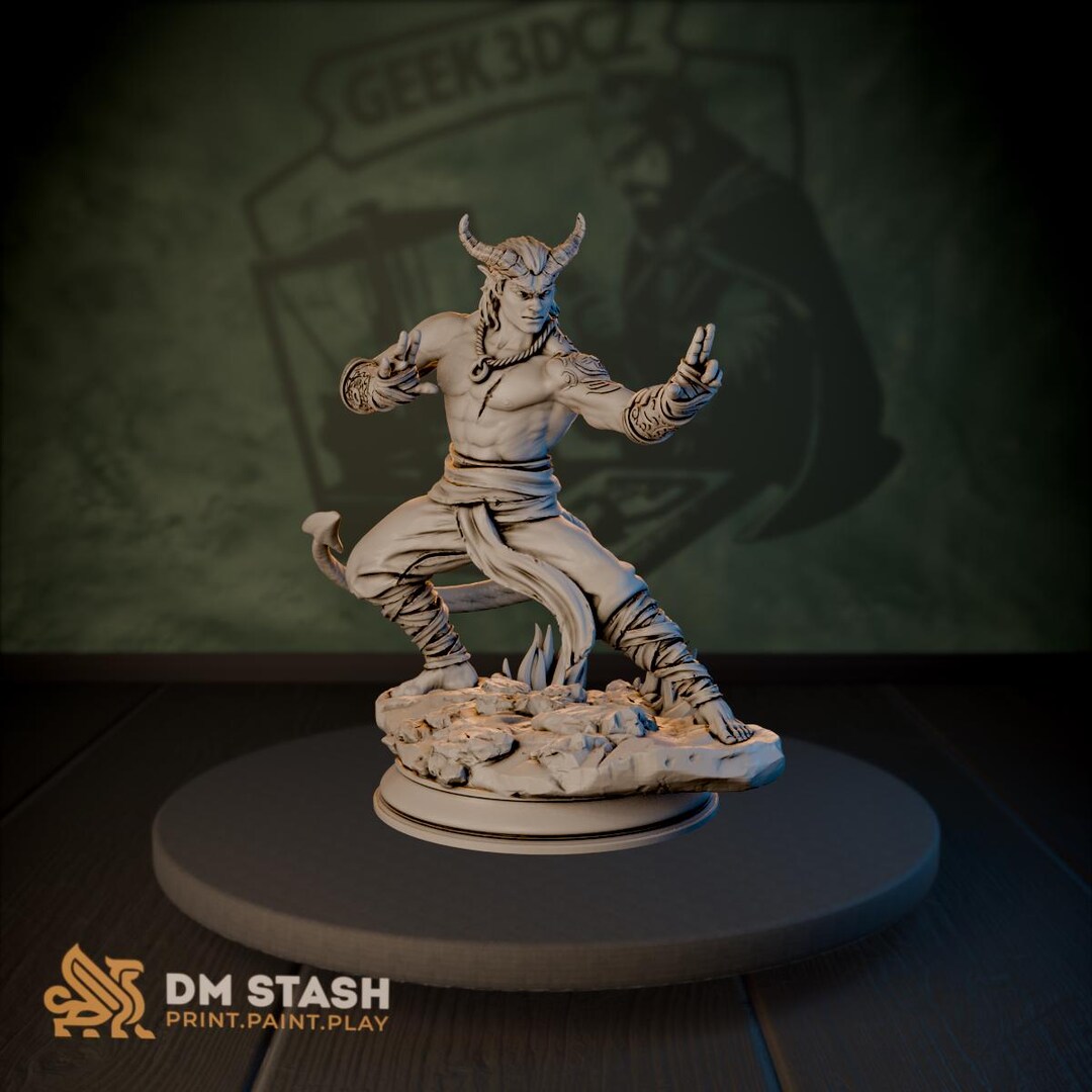 Nosmeni Monk Rogue Urban Brawler Mini by DM Stash | Law and Disorder ...