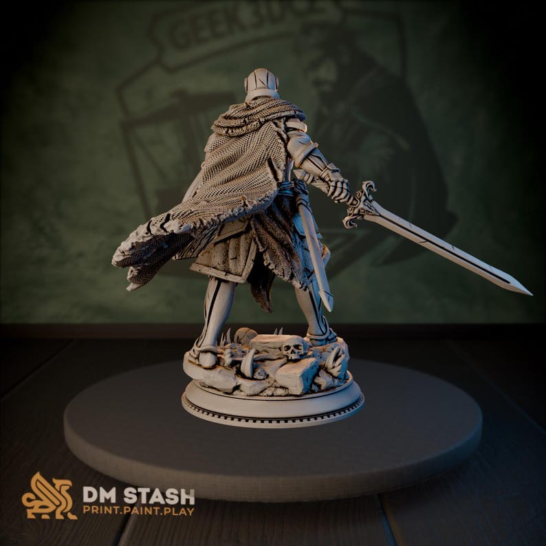 Templar Knight Sword And Shield Hero Mini van DM Stash | Duivel en ...