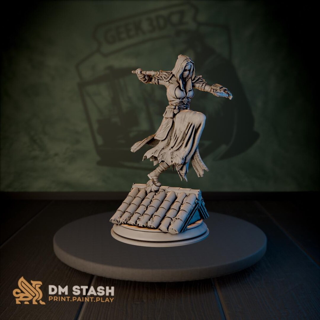 Dance of Daggers – Elf Female Rogue Mini by DM Stash | Aberrant ...