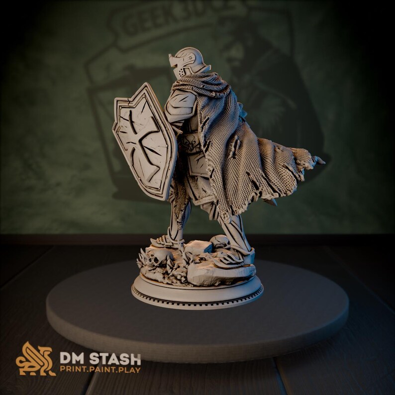 Templar Knight Sword And Shield Hero Mini van DM Stash | Duivel en ...