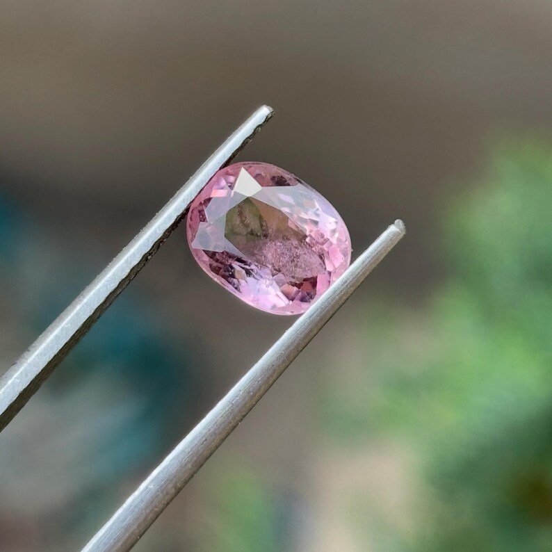 Baby Pink Tourmaline Elongated Cushion 8 Mm Natural 1.30 Carat October ...