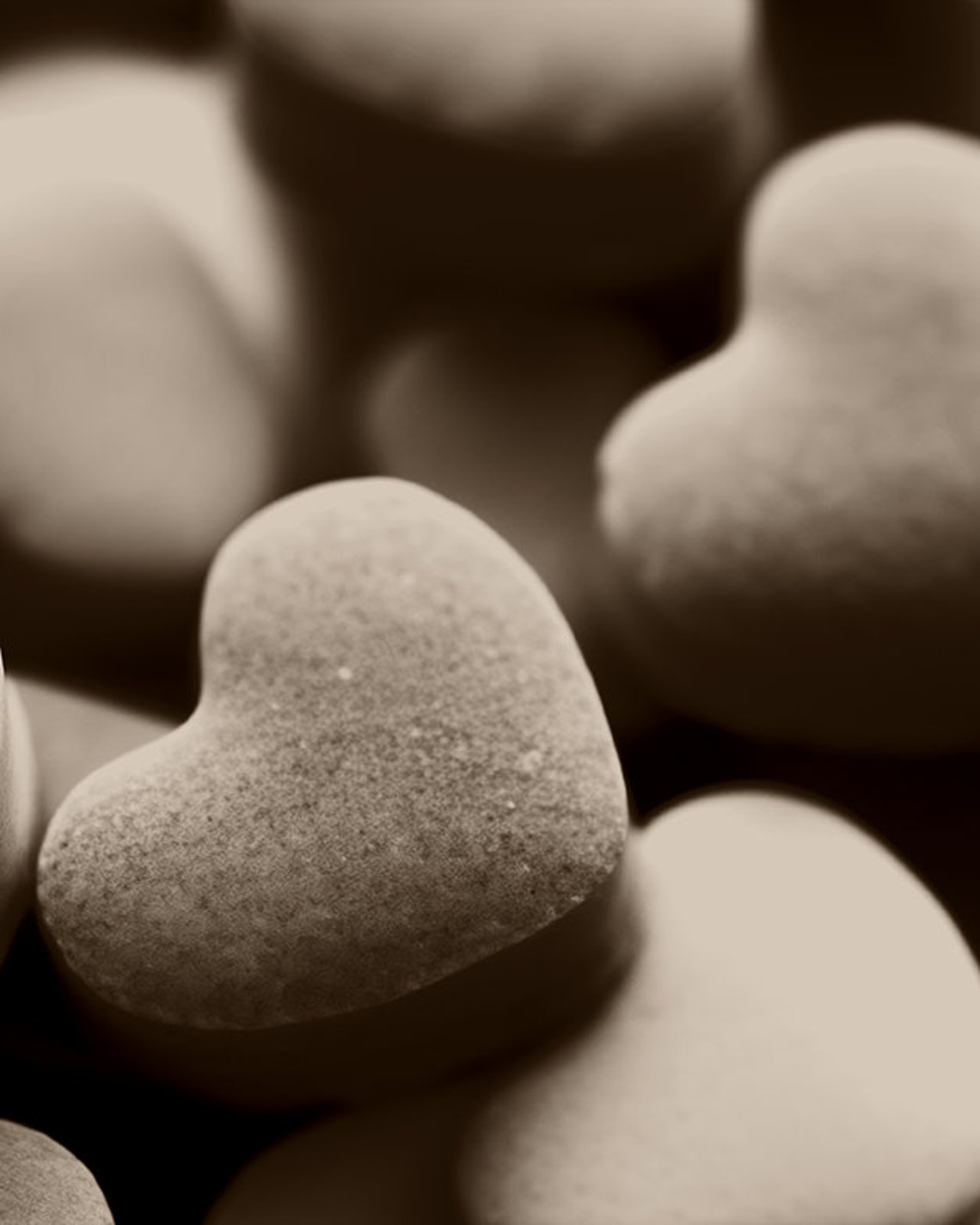 Printable Conversation Candy Hearts Sepia Beige 300 Dpi Downloadable ...