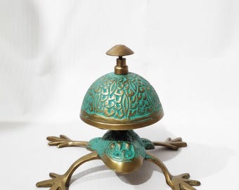 Antique Look Brass Call Bell | Desk Bell | Home & Office Reception ...