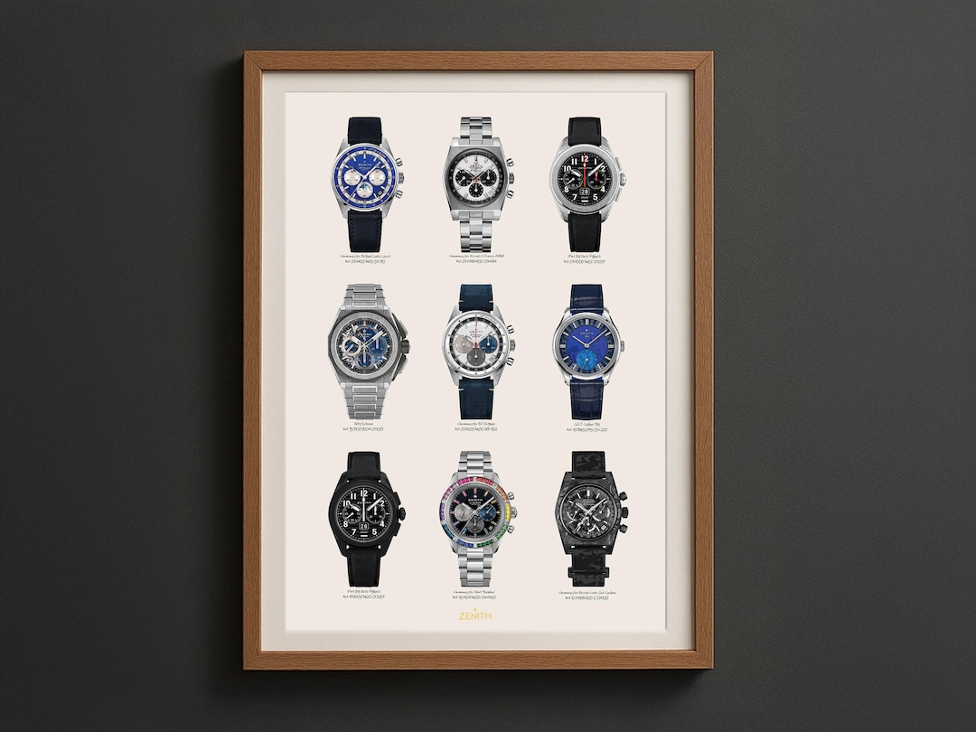 Zenith Watch Poster - Luxury Timepiece Wall Art (digital Print) - Etsy
