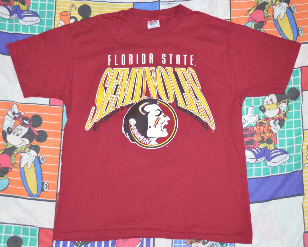 Vintage 1990s Florida State University Seminoles Shirt!!! 90s FSU Noles ...