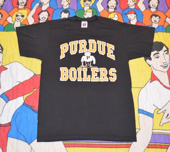 Vintage 1980's Purdue Boilermakers Shirt 80s Thin - Etsy