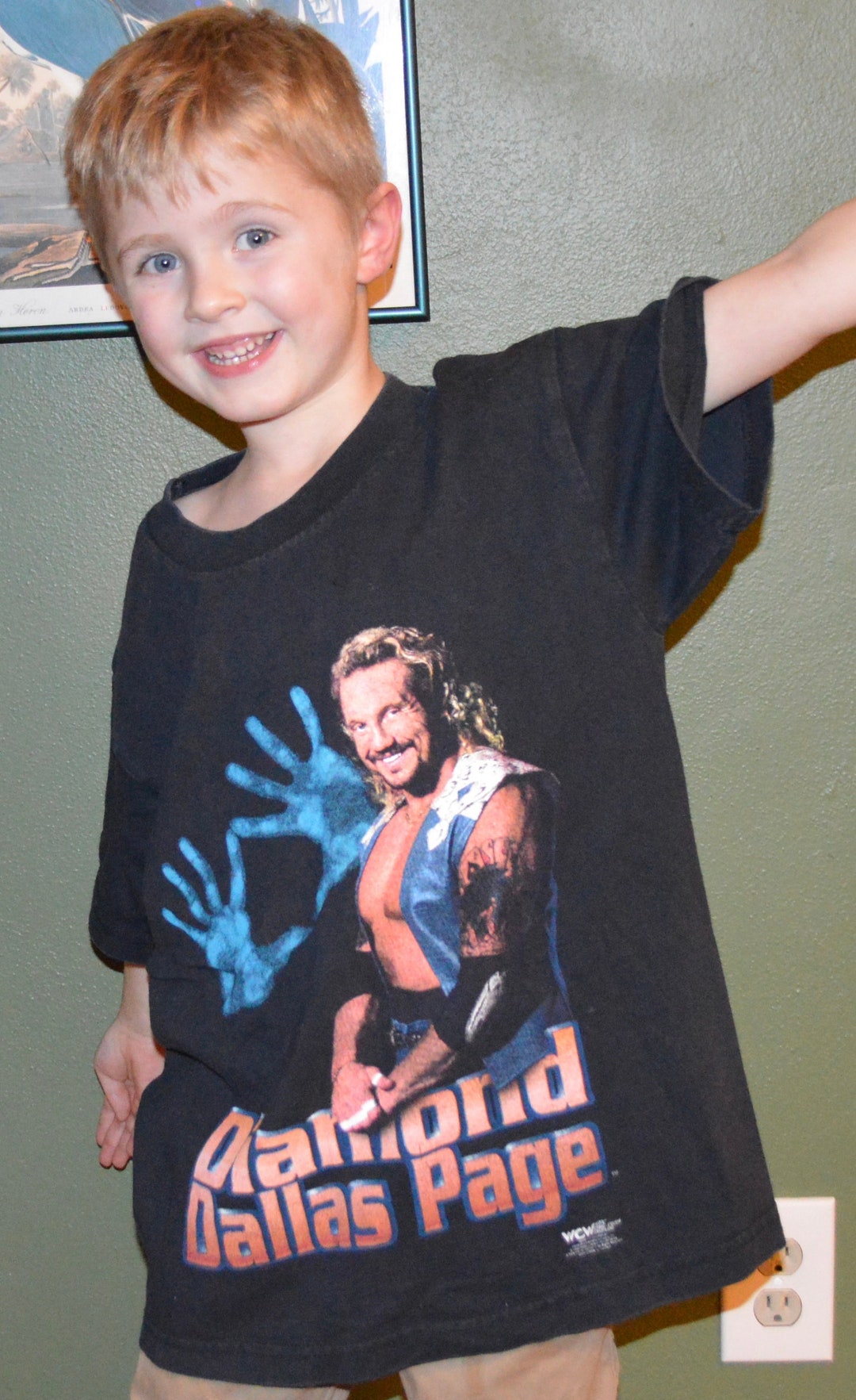 Vintage 1990s WCW Youth Wrestling DDP Shirt!!! 90s Diamond Dallas Page ...