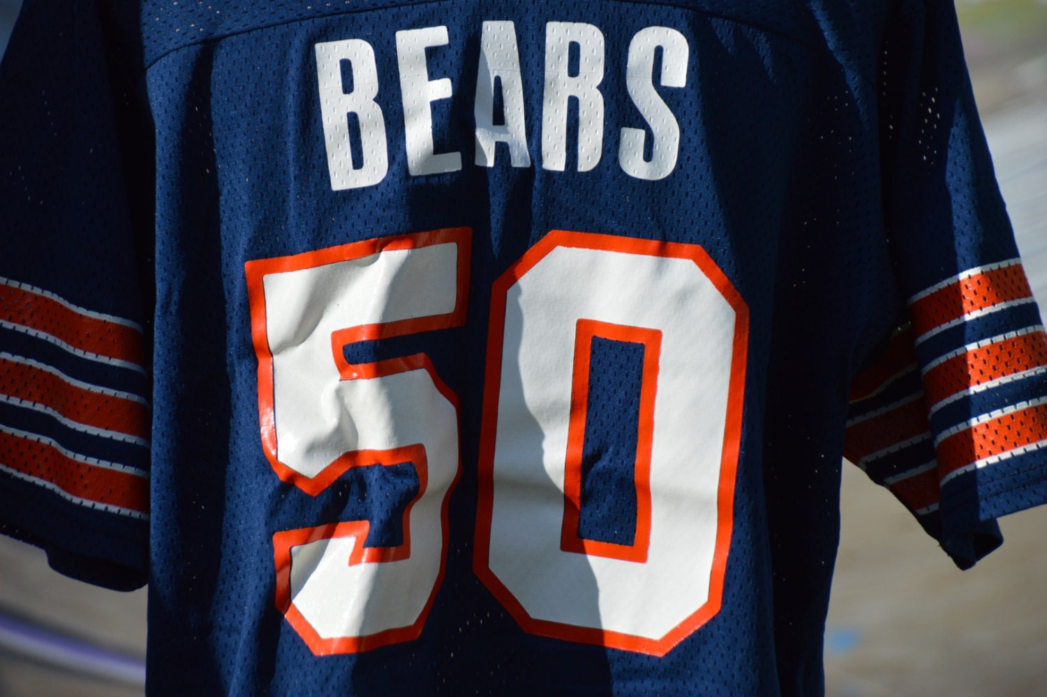 Vintage 1980's Chicago Bears Sand Knit Jersey Mike - Etsy