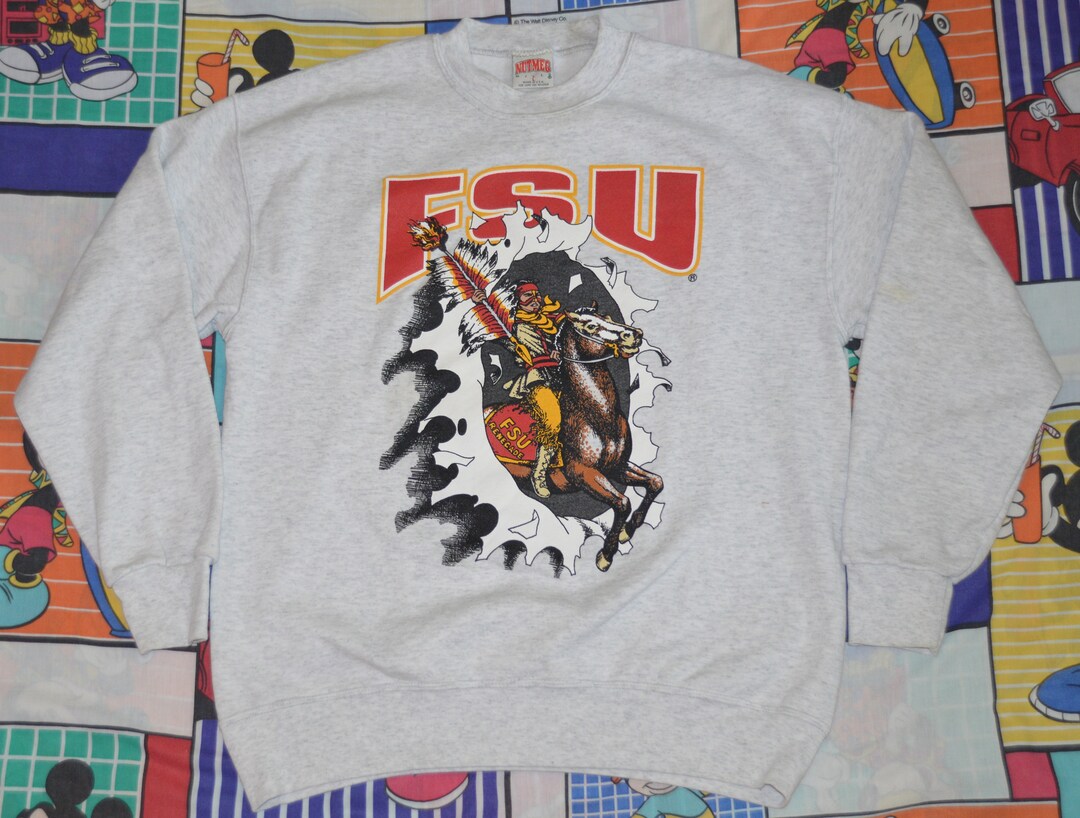 Vintage 1990s Florida State University Seminoles Sweatshirt 90s FSU ...